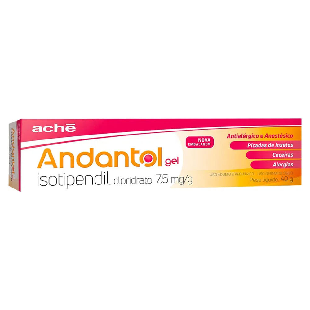 Andantol Aché Gel 40g - Coop Drogaria