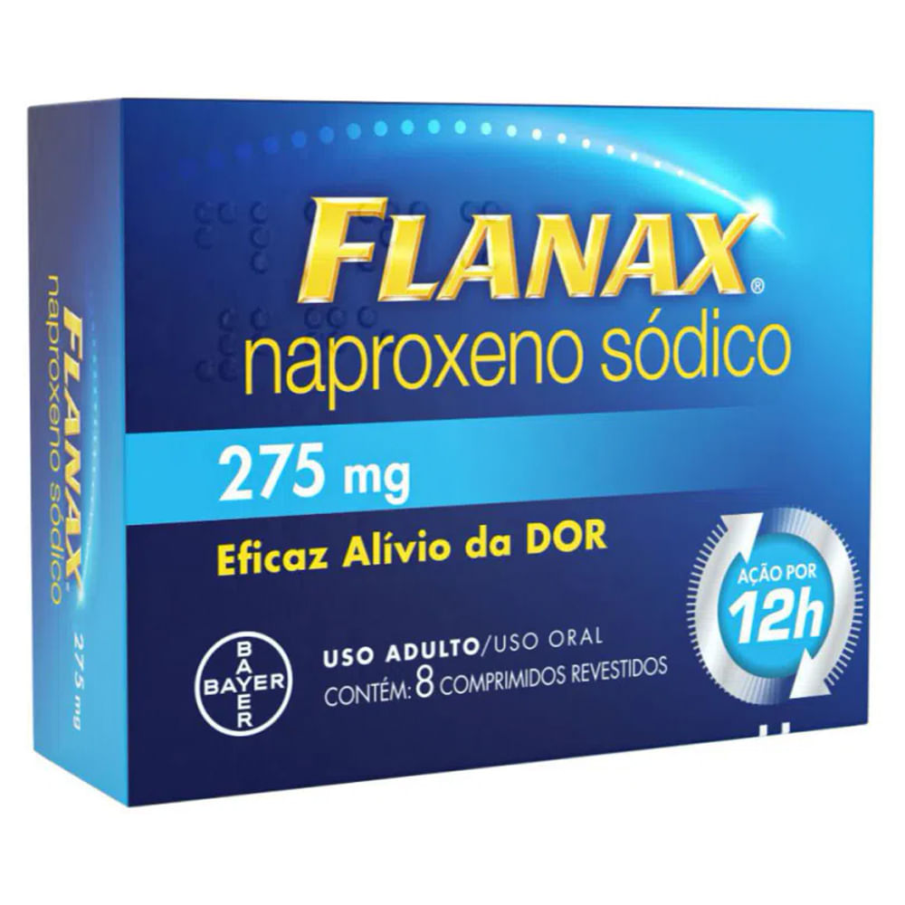 Flanax Bayer 275mg Com 8 Comprimidos - Coop Drogaria