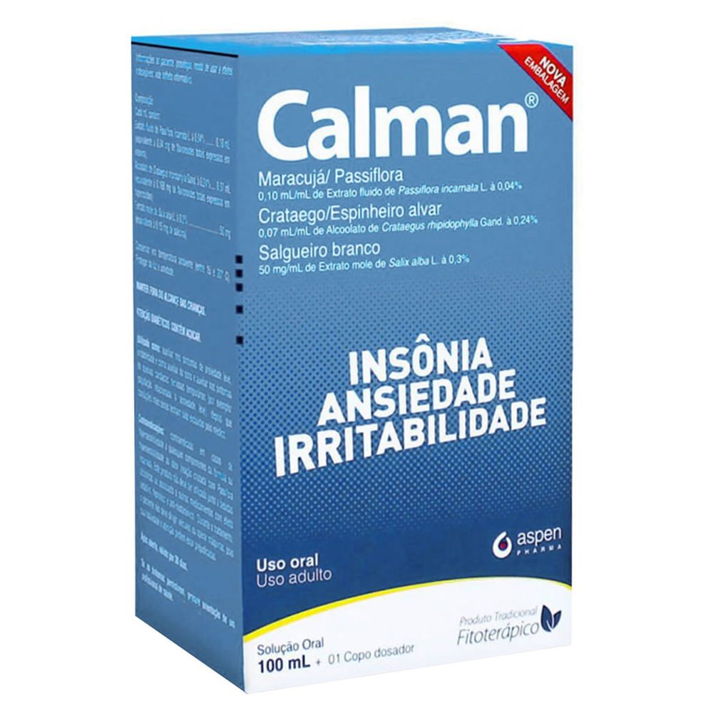 Calman Aspen Líquido 100ml - Coop Drogaria
