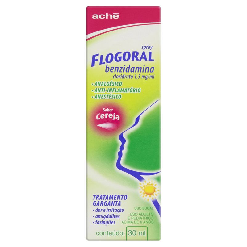 Flogoral Sabor Cereja Spray 30ml - Coop Drogaria