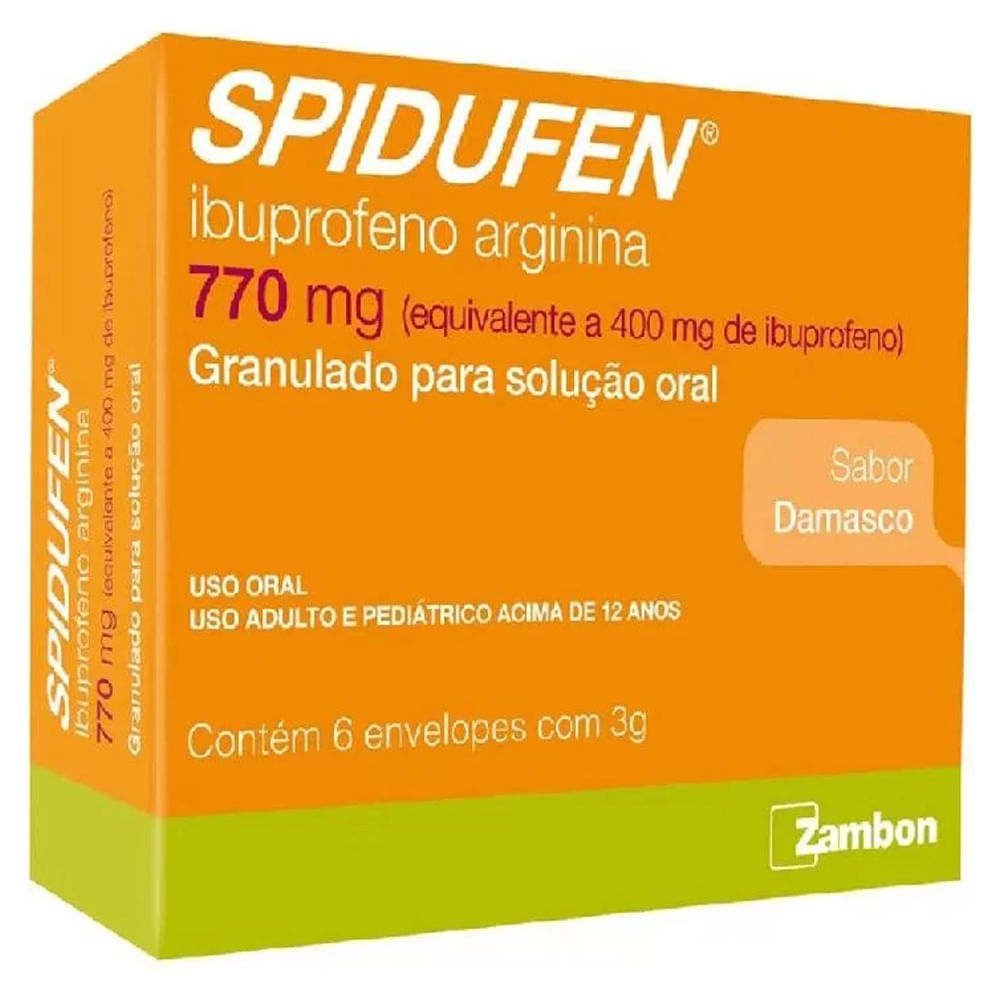 Spidufen Zambon 770mg | Com 20 Comprimidos Revestidos - Coop Drogaria