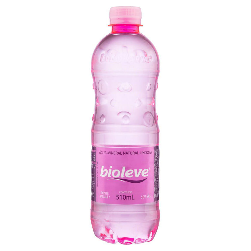 Água Mineral Bioleve Rosa sem Gás 510ml - Coop Drogaria