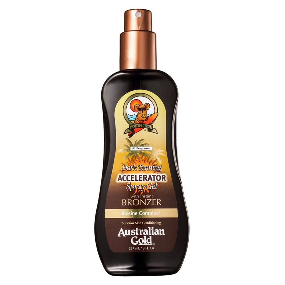 Bronzeador Australian Gold Dark Tanning Accelerator Spray 237ml - Coop ...