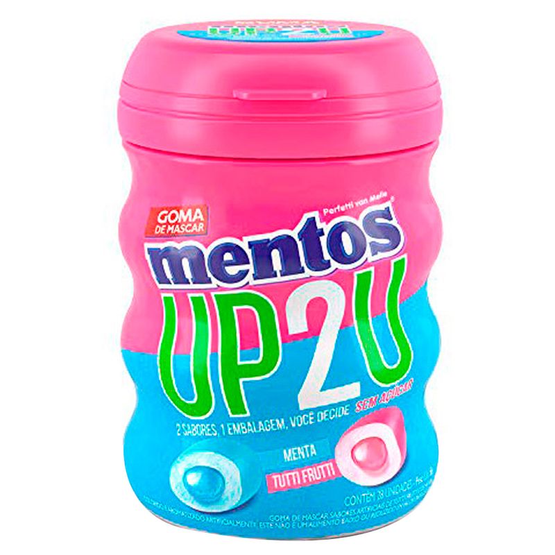 Chiclete Mentos UP2U Mint 56g - Coop Drogaria