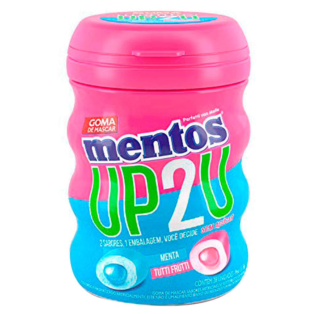 Chiclete Mentos UP2U Mint 56g - Coop Drogaria