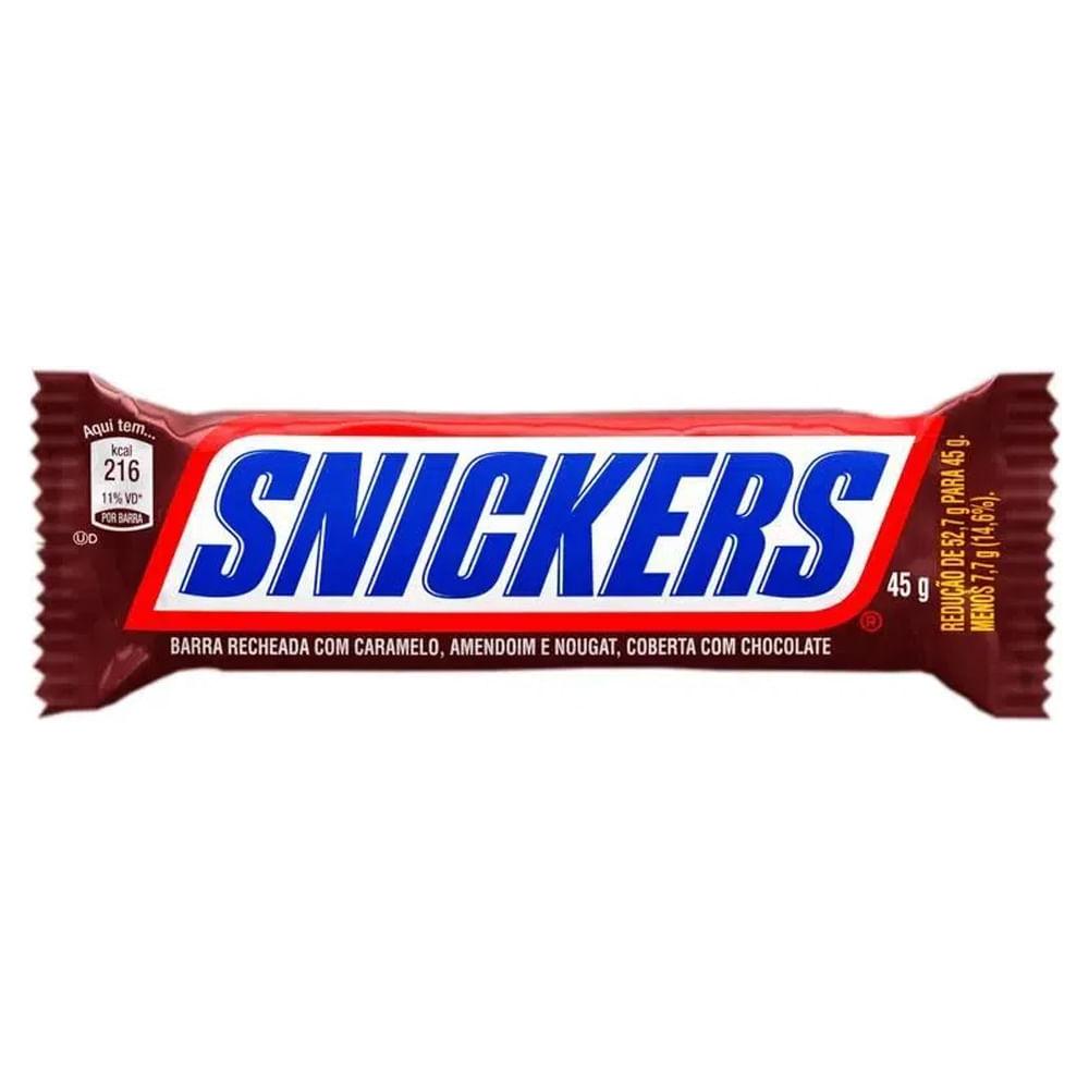 Chocolate Snickers Original 45g - Coop Drogaria