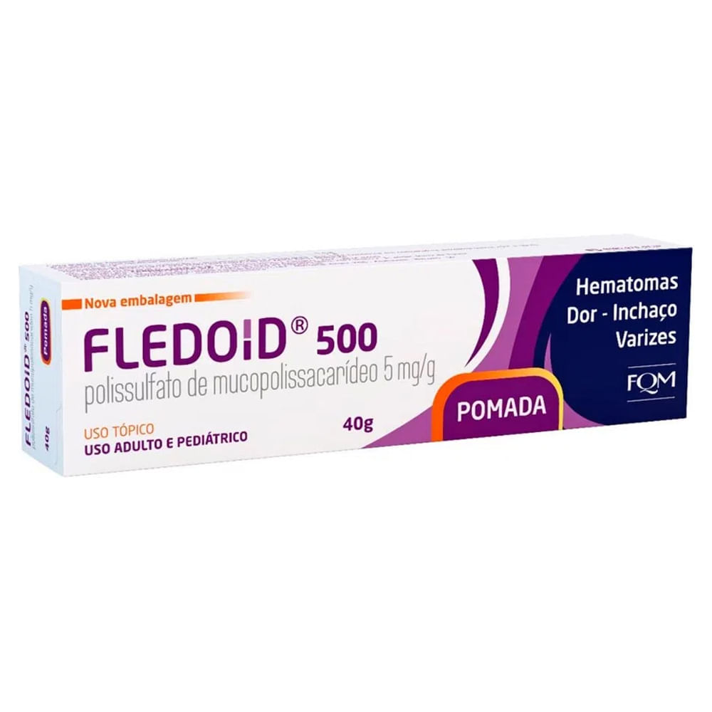 Fledoid FQM 500mg Pomada 40g - Coop Drogaria