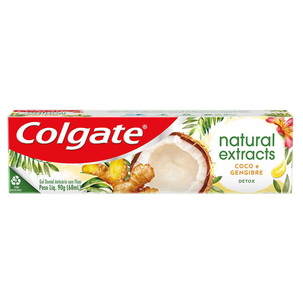 Creme Dental Colgate Natural Extracts Detox 90g - Coop Drogaria