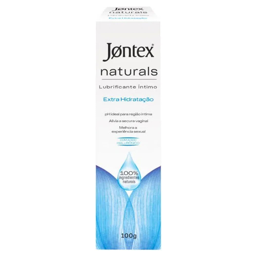 Lubrificante Íntimo Jontex Naturals Extra Hidratação 100g - Coop Drogaria