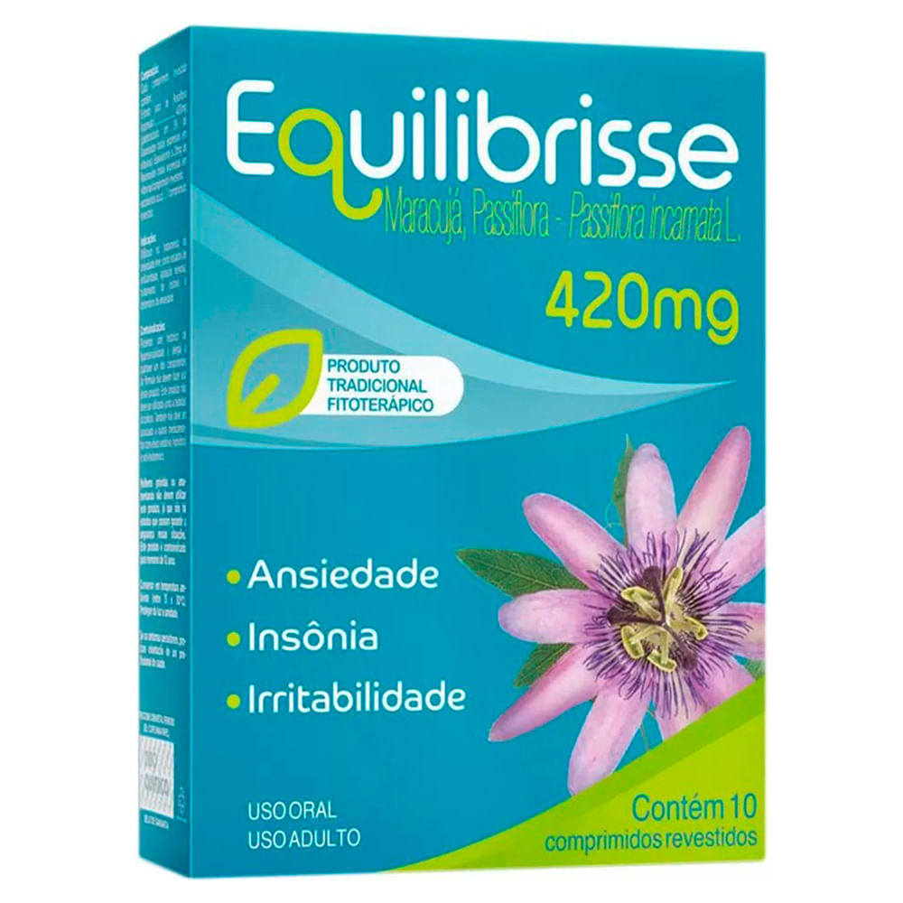 Equilibrisse 420mg | Com 10 Comprimidos - Coop Drogaria