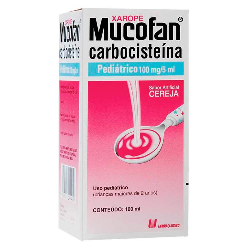Mucofan União Química Pediátrico Xarope 100ml - Coop Drogaria