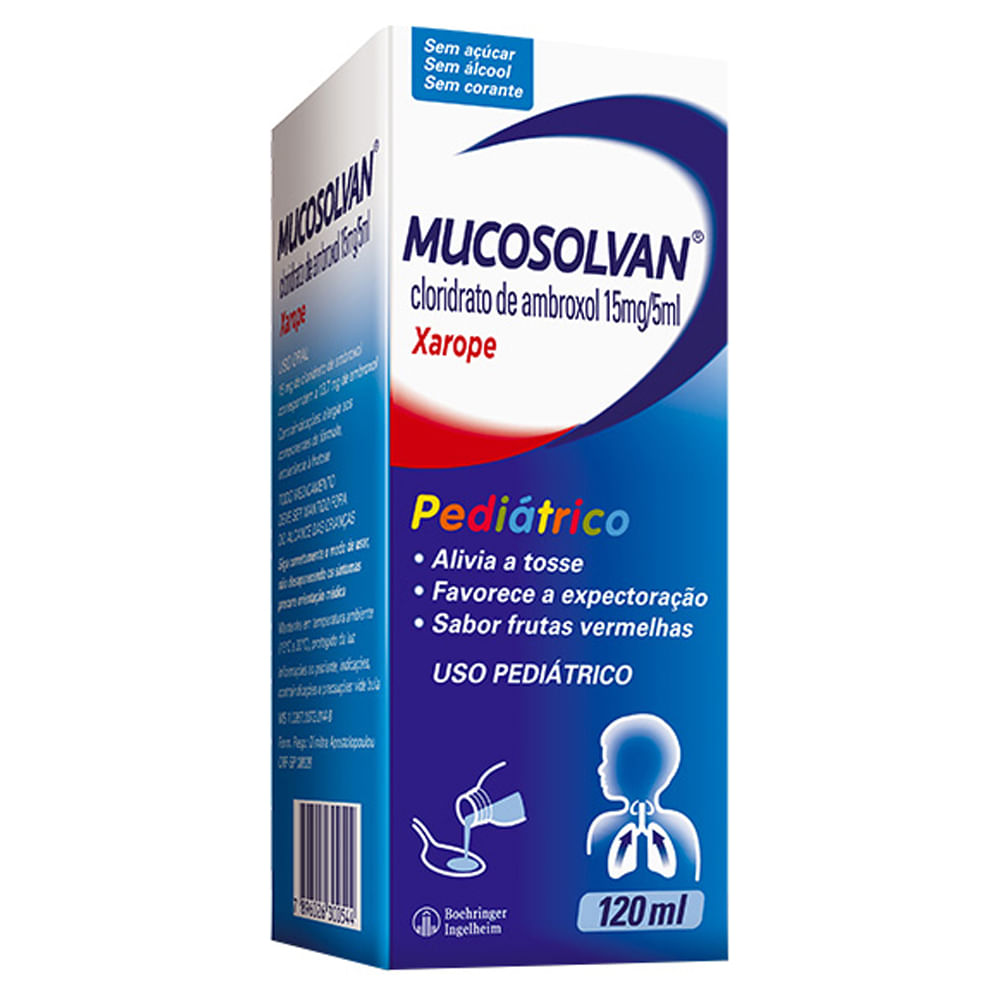Mucosolvan Sanofi Pediátrico 120ml - Coop Drogaria