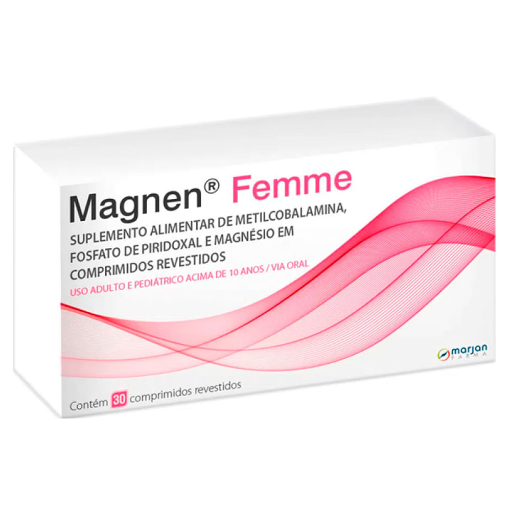 Magnen Femme Marjan | Com 30 Comprimidos - Coop Drogaria