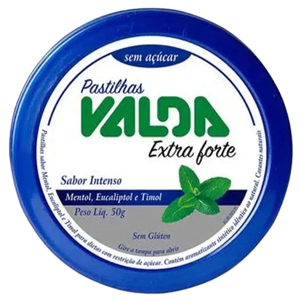 Pastilha Valda Extra Forte Lata 50g - Coop Drogaria
