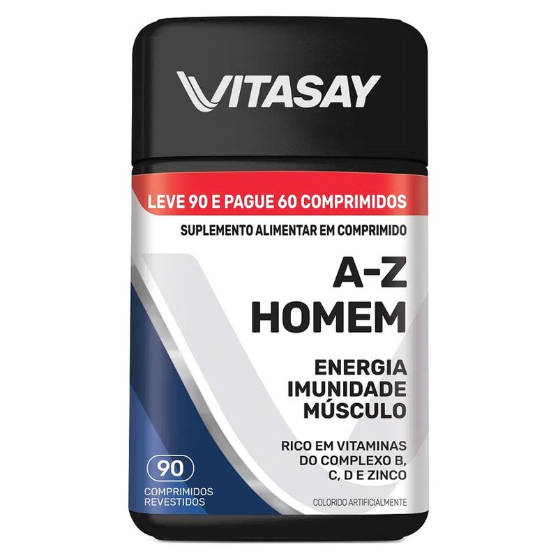 Multivitaminico Vitasay AZ Homem com 90 comprimidos - Coop Drogaria