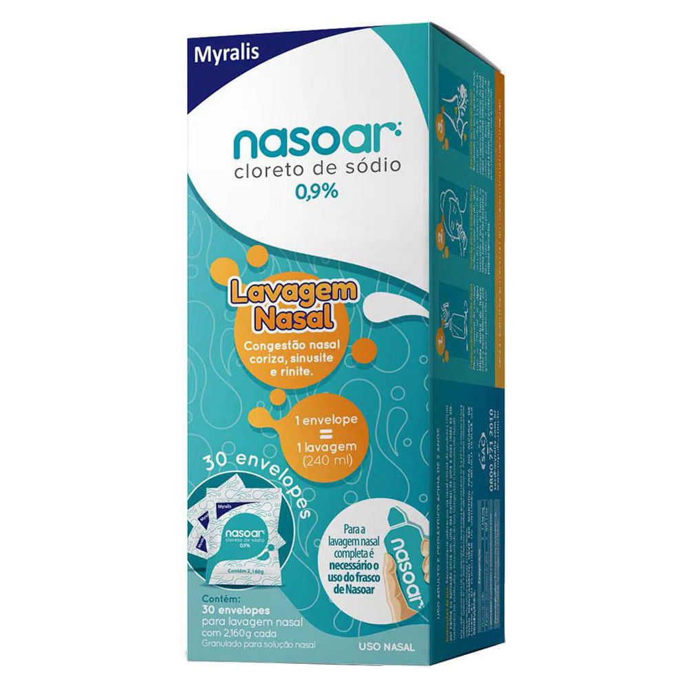 Nasoar Refil | Com 30 Envelopes - Coop Drogaria