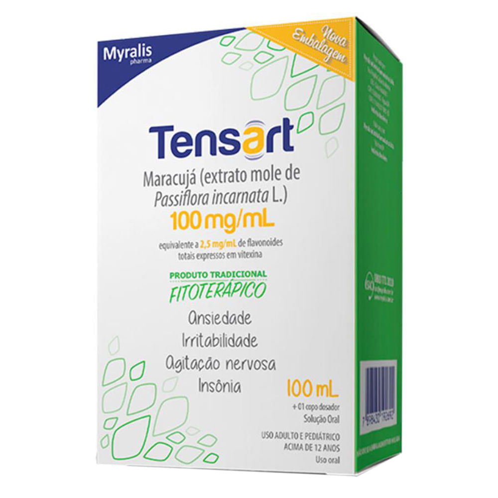 Tensart Myralis 100mg Solução Oral 100ml - Coop Drogaria