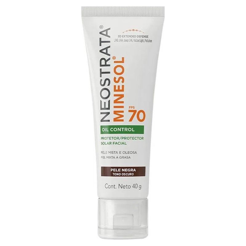 Protetor Solar Facial Neostrata Minesol Oil Control Pele Negra FPS70 ...