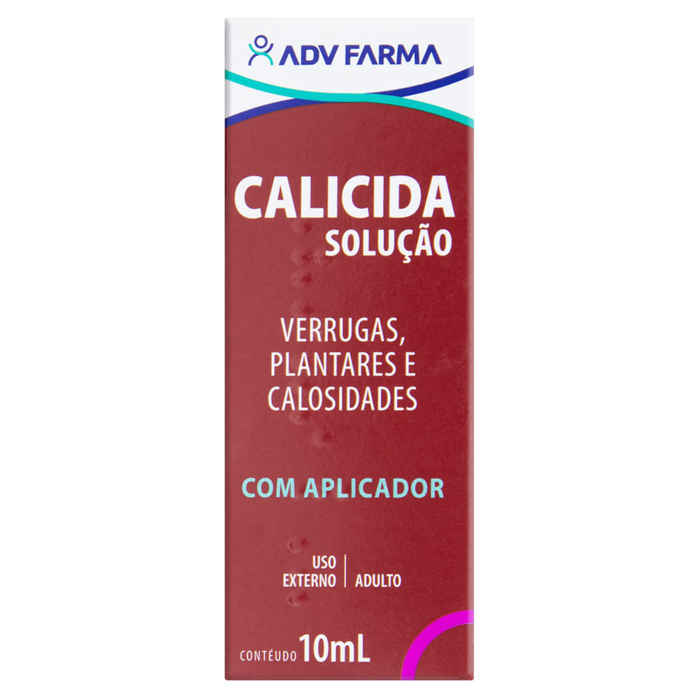 Calicida Ácido Acetilsalicílico ADV Solução Tópica 10ml - Coop Drogaria