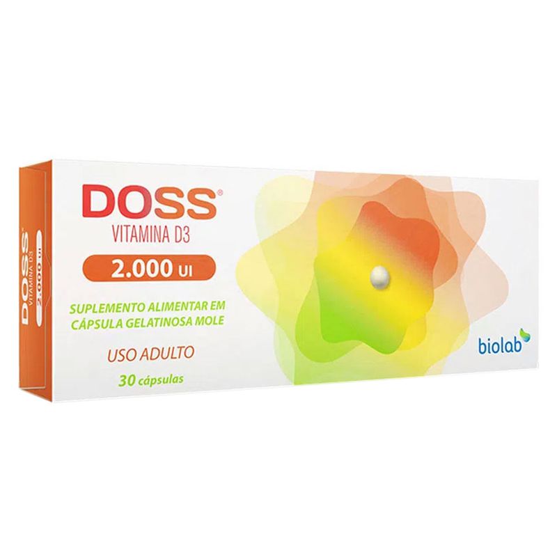 Doss Biolab 2000Ui | Com 30 Cápsulas - Coop Drogaria