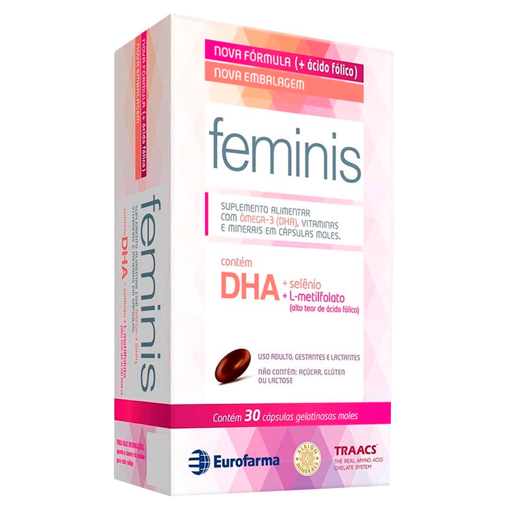 Feminis Eurofarma 943mg | Com 30 Cápsulas - Coop Drogaria