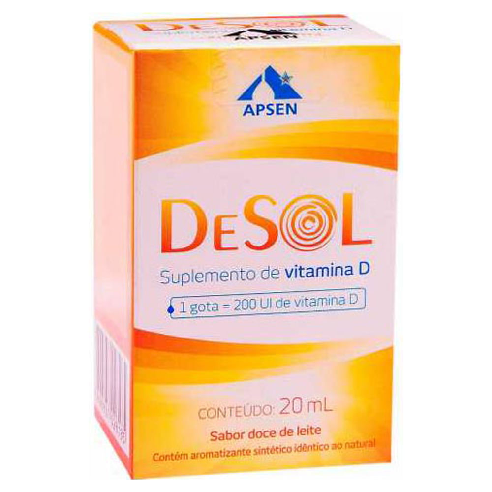 DeSol Apsen 200UI Gotas 20ml - Coop Drogaria