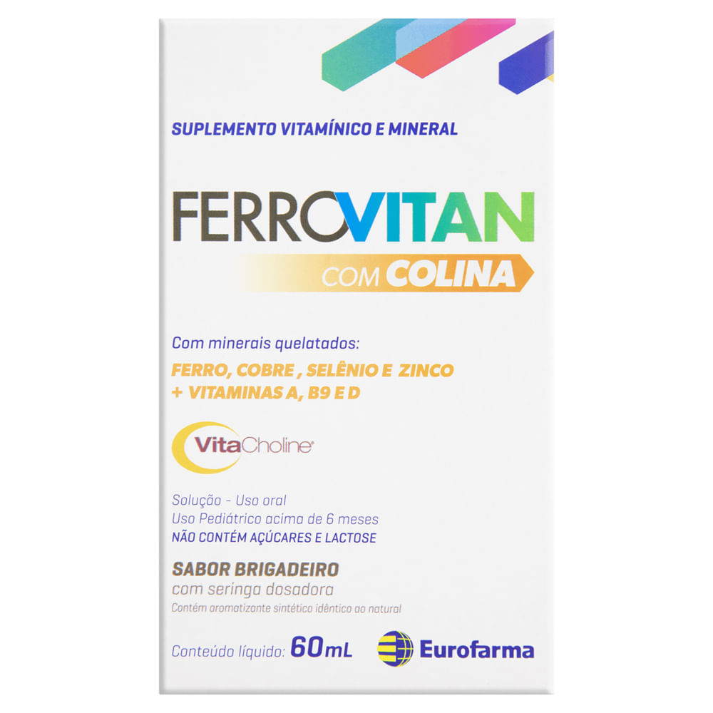 Ferrovitan C Colina Eurofarma 60ml - Coop Drogaria