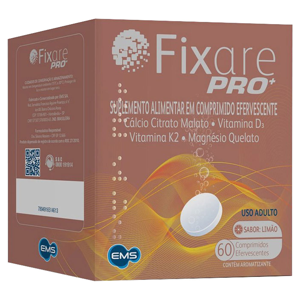 Suplemento Alimentar Fixare Pro+ 60 Comprimidos - Coop Drogaria