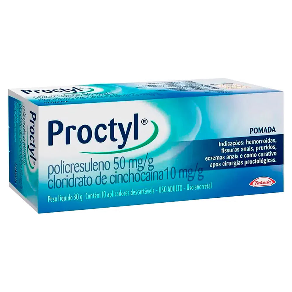Proctyl Takeda Pomada 30g - Coop Drogaria