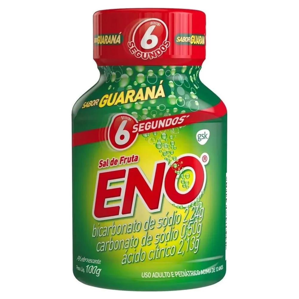 Sal de Fruta Eno Gsk Guaraná Pote 100g - Coop Drogaria
