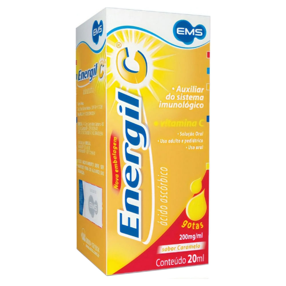 Energil C Vitamina C Gotas 20ml - Coop Drogaria