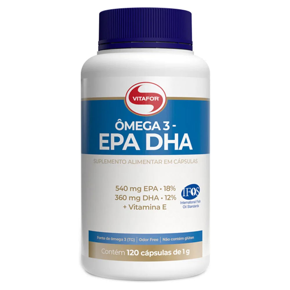 Ômega 3 Epa Dha Vitafor 540mg | Com 120 Cápsulas - Coop Drogaria