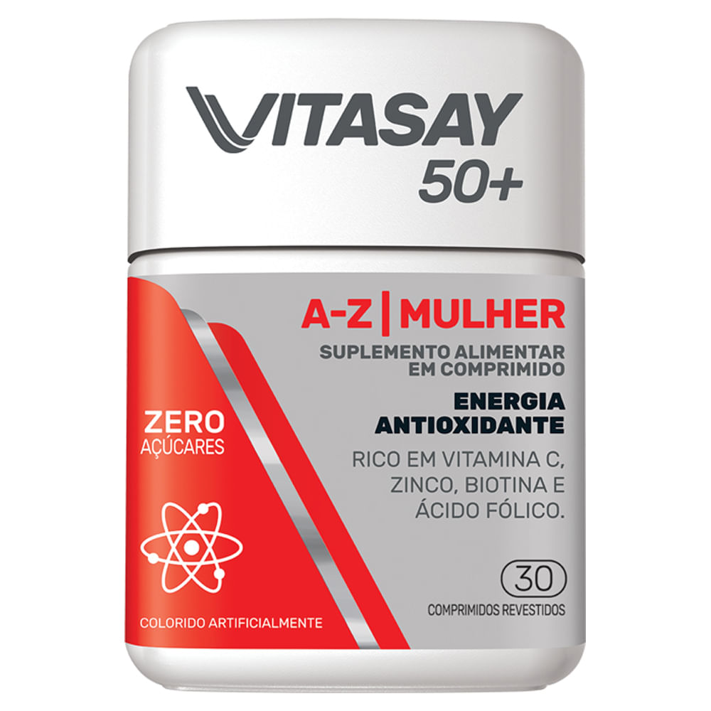 Suplemento Alimentar Vitasay 50+ A-Z Mulher com 30 Comprimidos - Coop ...