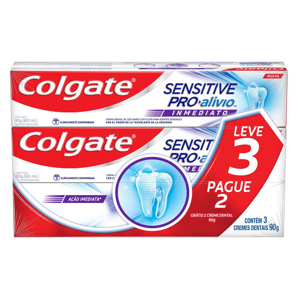 Creme Dental Colgate Sensitive Pro Alívio Imediato Original 90g - Coop ...