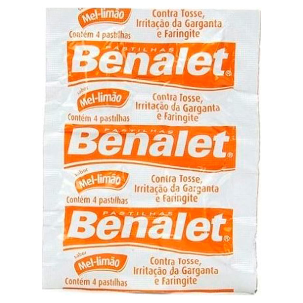 Benalet Johnson Mel e Limão | Com 4 Pastilhas - Coop Drogaria