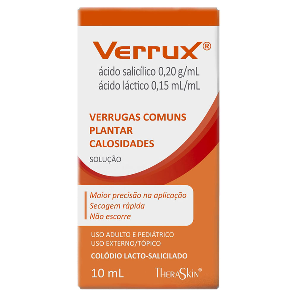 Verrux Removedor de Verrugas Theraskin 10ml - Coop Drogaria