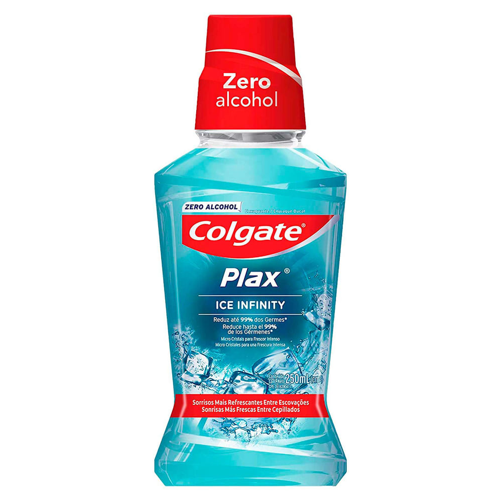 Enxaguante Bucal Colgate Plax Ice Infinity 250ml - Coop Drogaria