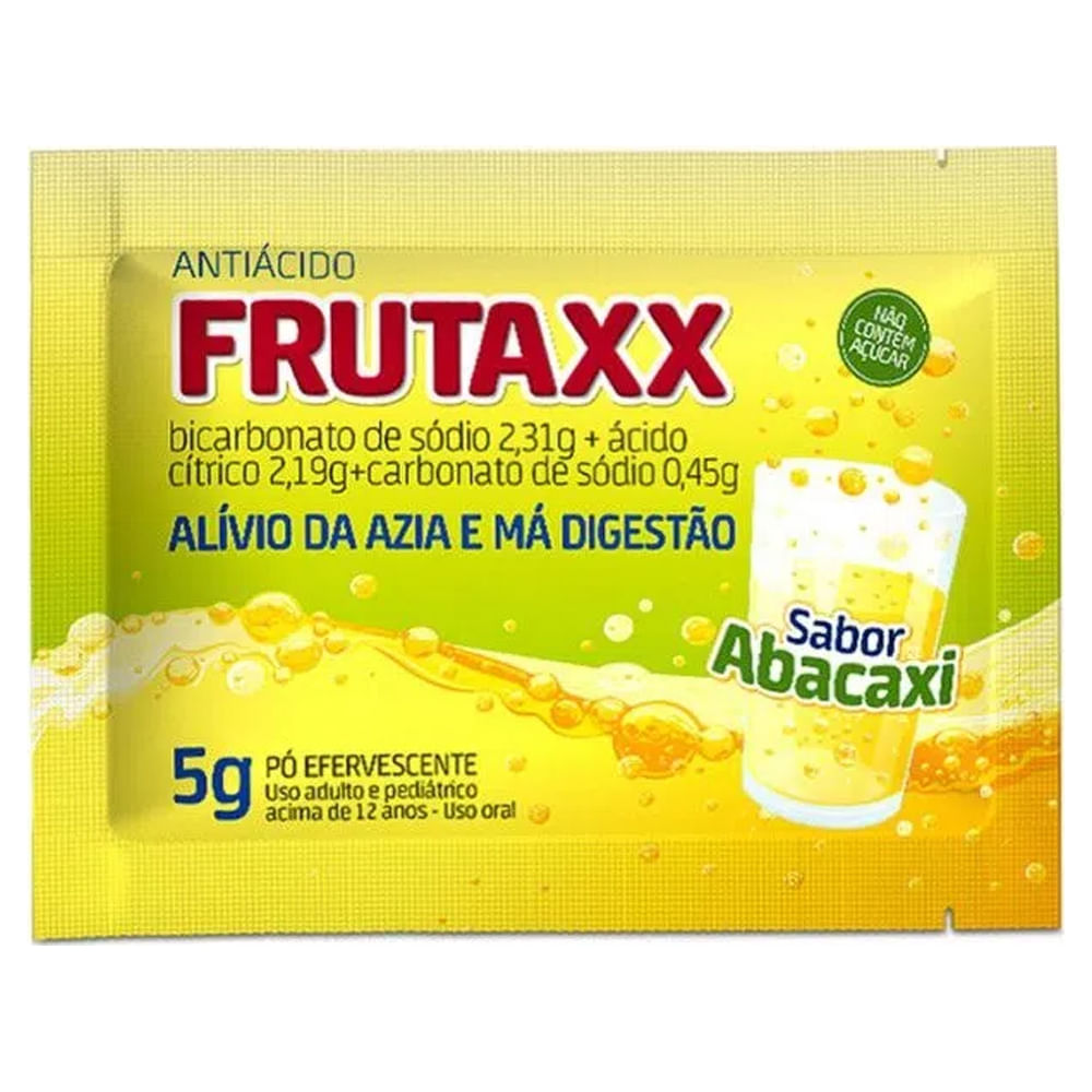 Frutaxx União Química Abacaxi 5g - Coop Drogaria