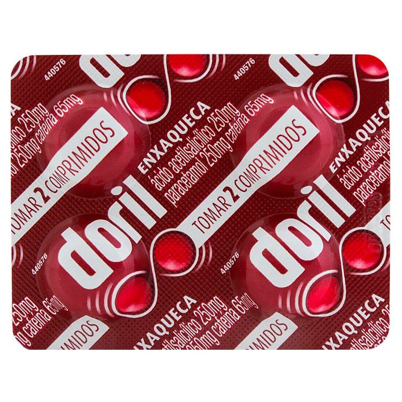 Doril Enxaqueca Hypera | Com 4 Comprimidos - Coop Drogaria
