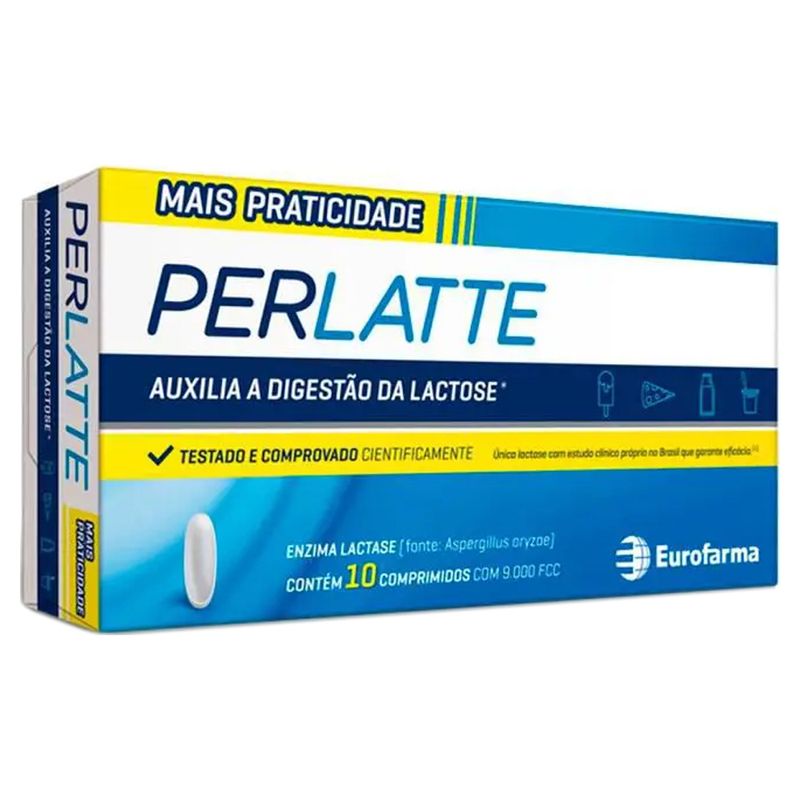 Perlatte Eurofarma 9000FCC | Com 10 Comprimidos - Coop Drogaria