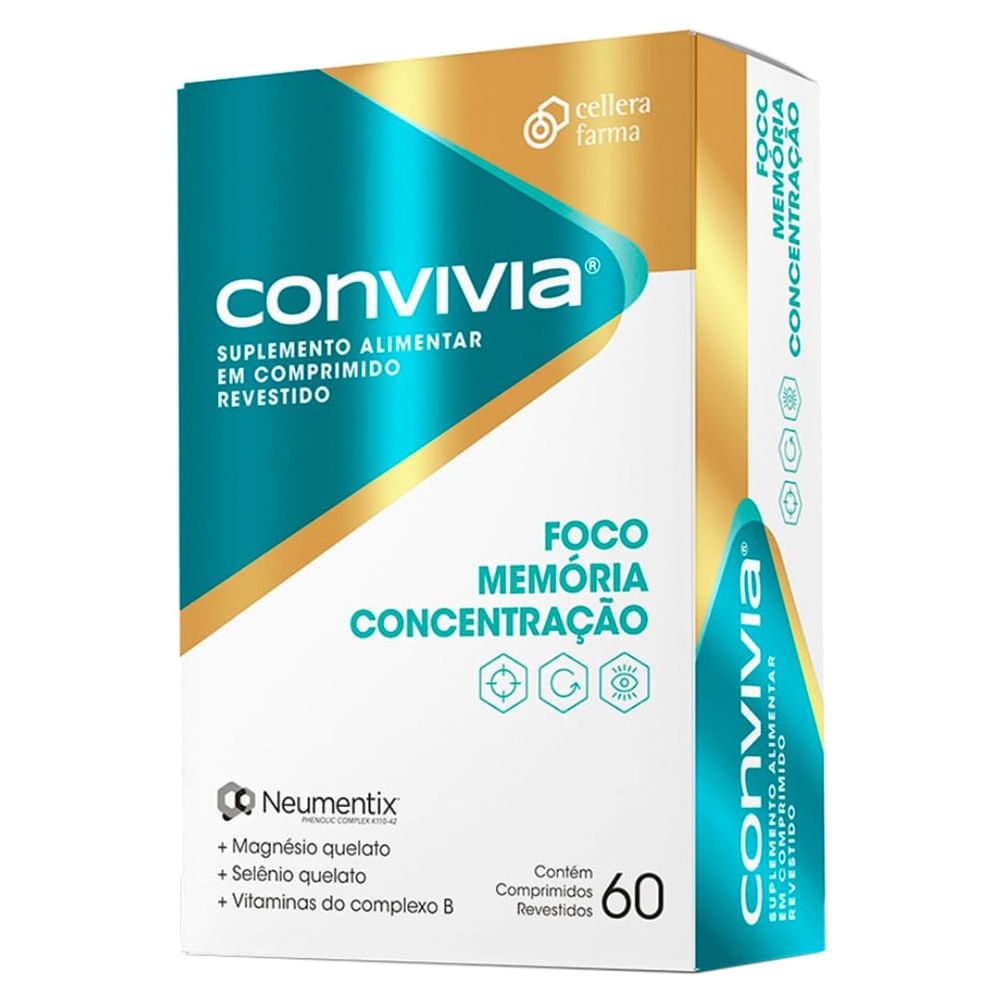 Convivia Cellera | Com 30 Comprimidos - Coop Drogaria
