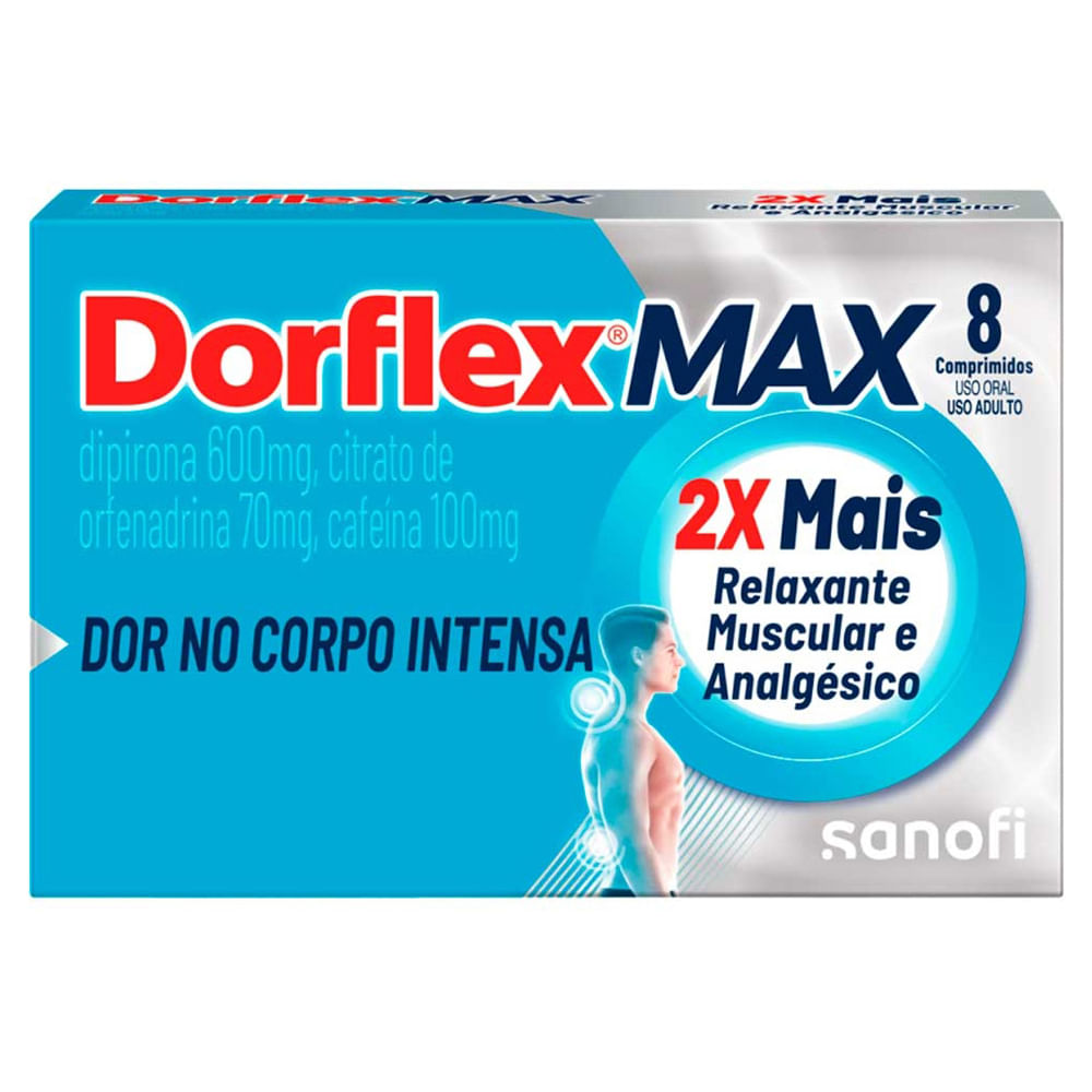 Dorflex Max Sanofi | Com 4 Comprimidos - Coop Drogaria