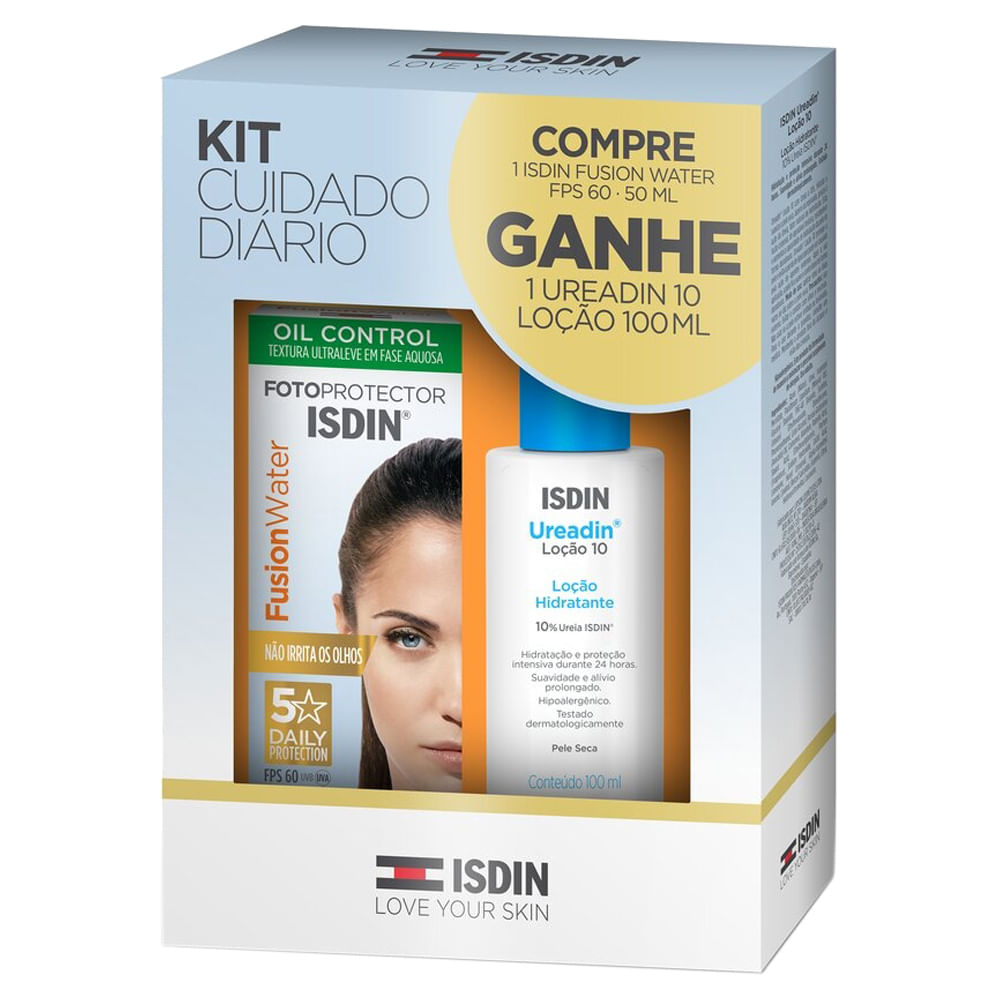 Kit Isdin Protetor Solar Facial FPS50 50ml e Espuma para Limpeza Facial ...