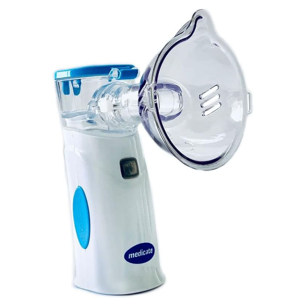 Inalador Portátil Medicate Mesh Colors Azul - Coop Drogaria