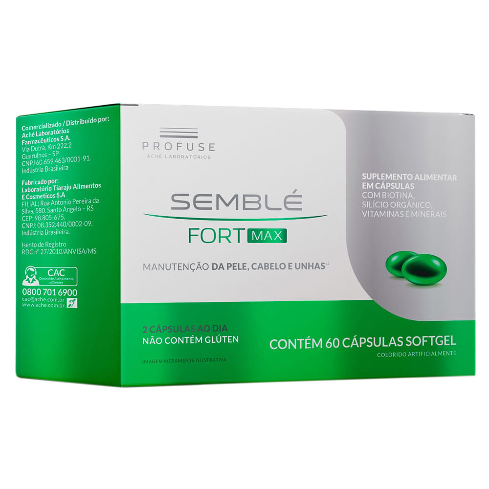 Semblé Fort Max Profuse | Com 60 Comprimidos - Coop Drogaria