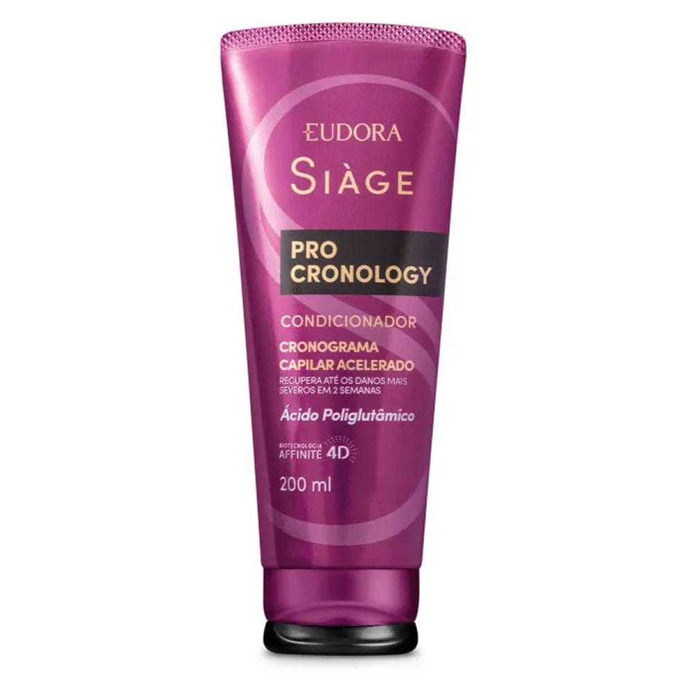 Condicionador Eudora Siàge Pro Cronology Bisnaga 200ml - Coop Drogaria
