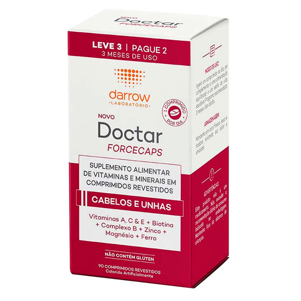 Doctar Forcecaps Darrow | Com 90 Comprimidos - Coop Drogaria