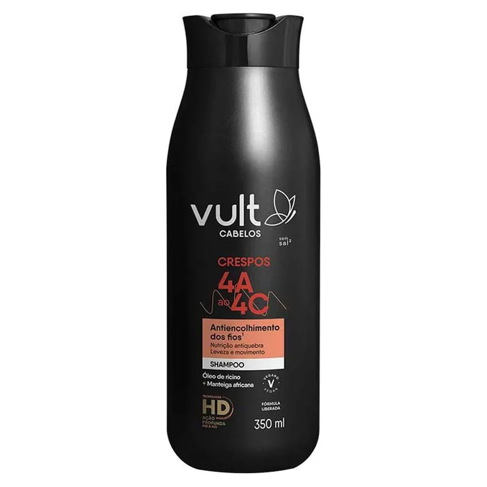 Shampoo Vult Crespos 4A ao 4C 350ml - Coop Drogaria