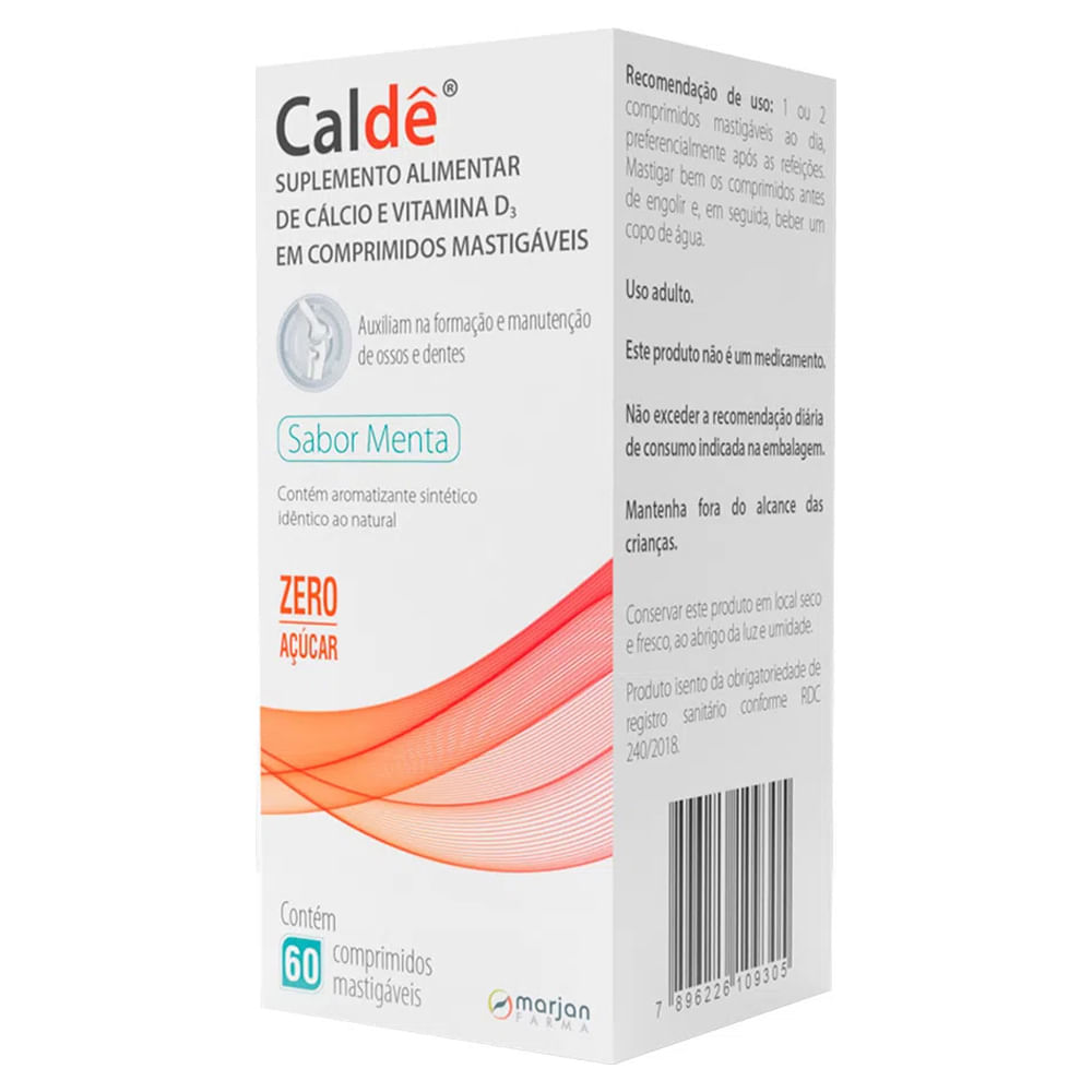 Vitamina Caldê Marjan | Com 60 Comprimidos Mastigáveis - Coop Drogaria