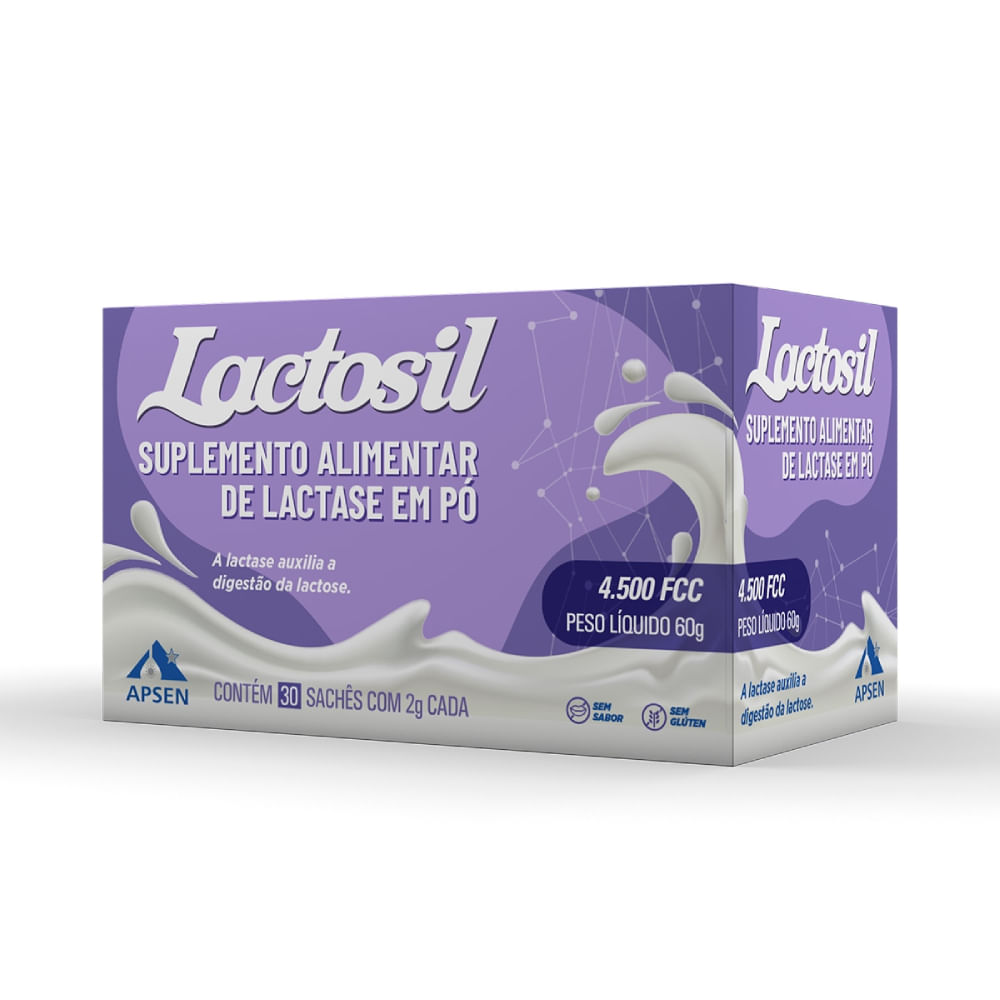 Lactosil Apsen 4 500 FCC 2g | Com 30 Tabletes - Coop Drogaria